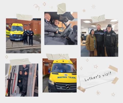 Luther makes a special visit to Hartlepool Police Station | Cleveland ...